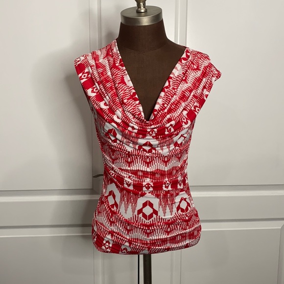 Shasa | Tops | Shasa Drop Neck Collar Shirt | Poshmark